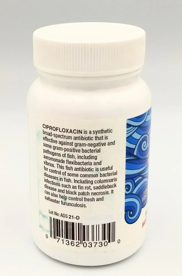 FOR Fish & Aquarium Cipro Fishbiotic 500 MG 30 Ct., USA Warehouse | eBay