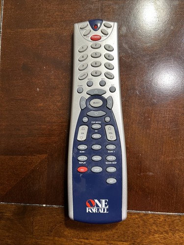One For All - URC-4021B00 Silver and Blue Universal Remote Control | eBay