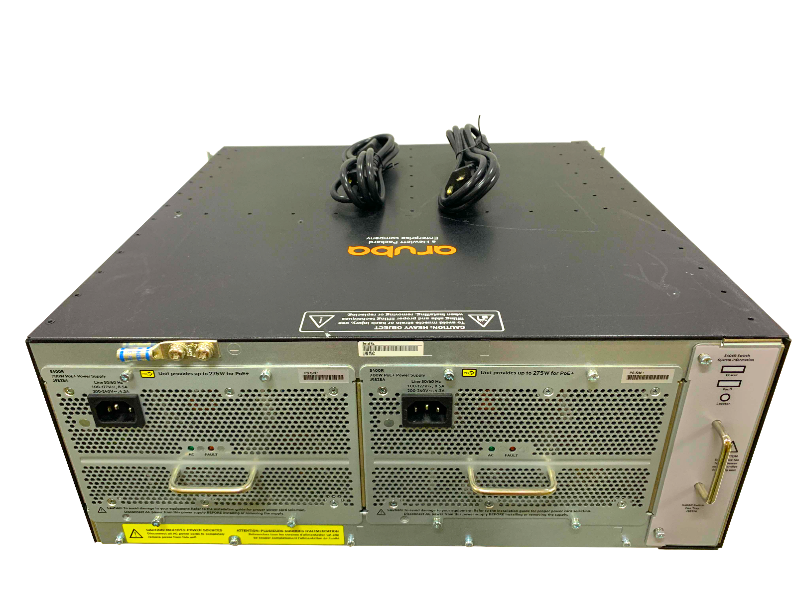 J9821A I LOADED HPE Aruba 5406R zl2 Switch CTO from J9850A J9993A ...