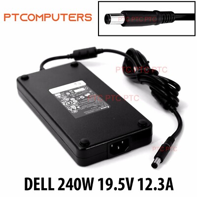 240W Genuine AC Power Adapter Charger for Dell Alienware M17x R1/R2/R3 ...