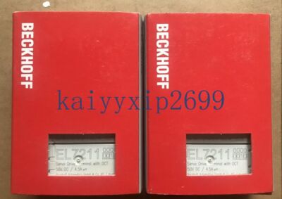 One Beckhoff EL7211-0010 PLC Module EL72110010 New In Box Expedited ...