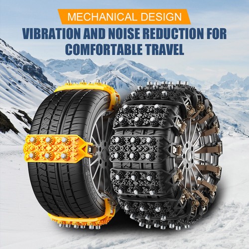 Universal Snow Chains Car Anti Slip Tire Chain Adjustable Anti-Skid For ...