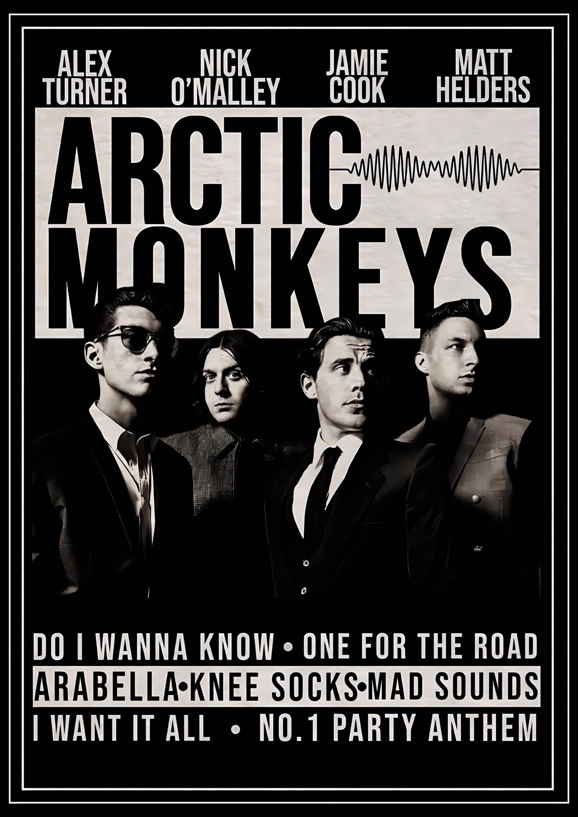 Arctic Monkeys A4 Print Poster Decor Wall Art Album CD. | eBay