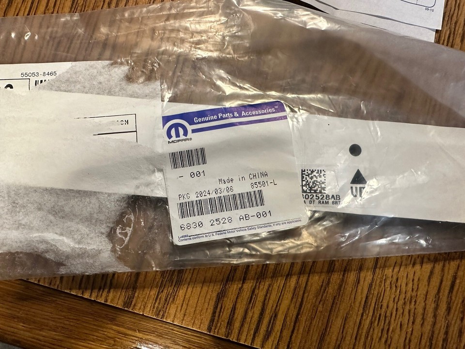 19-22 RAM 1500 FRONT DOOR EMBLEM BADGE NAMEPLATE OEM NEW MOPAR ...