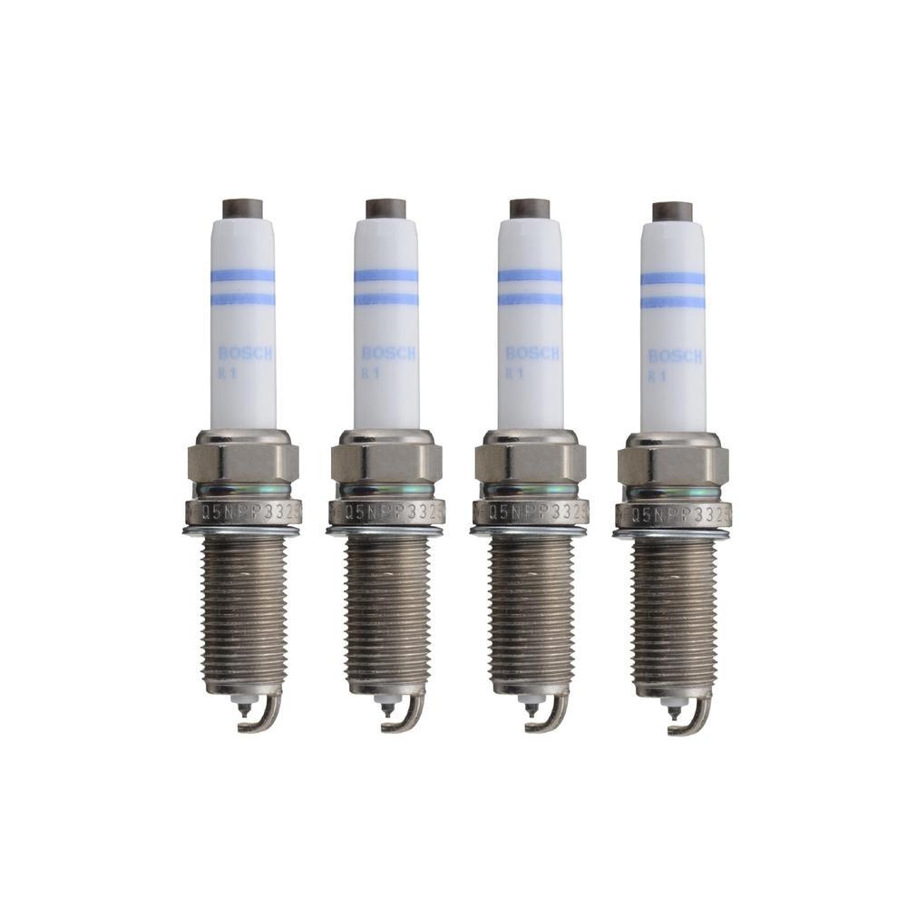 Set of 4 Spark Plugs Laser Platinum Bosch For Audi A3 A6 S3 VW Beetle ...