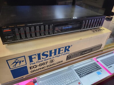 Fisher Graphic Equalizer EQ-867 Made In Japan 7 Band With Original Box ...
