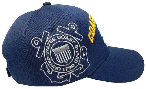 Official Coast Guard Licensed USCG Emblem w/ shadow Cap HAT | eBay