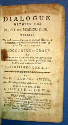 Edward Smyth, fl 1776 1818 / A DIALOGUE BETWEEN The PULPIT And READING ...