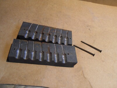 VINTAGE HOMEMADE ? LEAD SINKER ? MOLD CASTING AS PICTURED | eBay