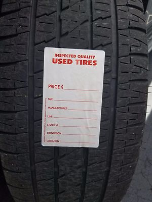 ADHESIVE USED TIRE LABELS - WEATHERPROOF WITH HIGH TACK TIRE ADHESIVE ...