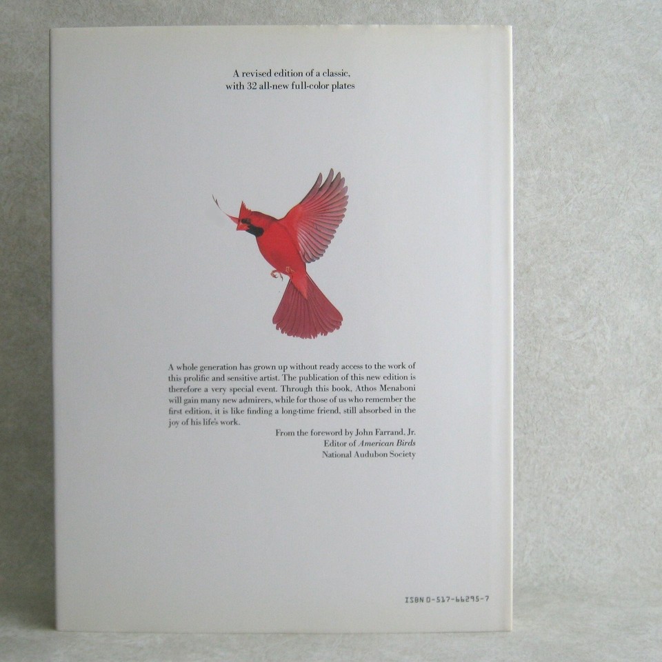 Athos Menaboni's Birds by Sara Menaboni 1988 Reprint Hardcover Color ...