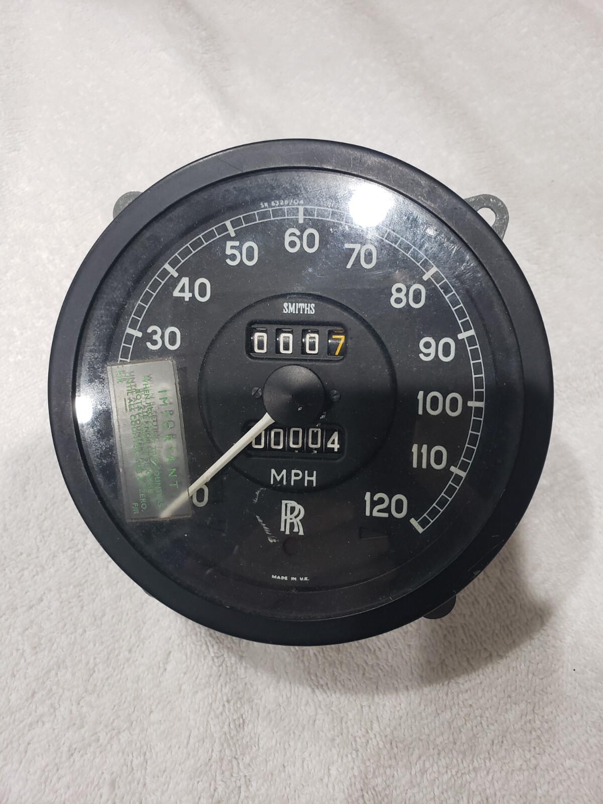 Rolls-Royce SC III NOS Speedometer | eBay