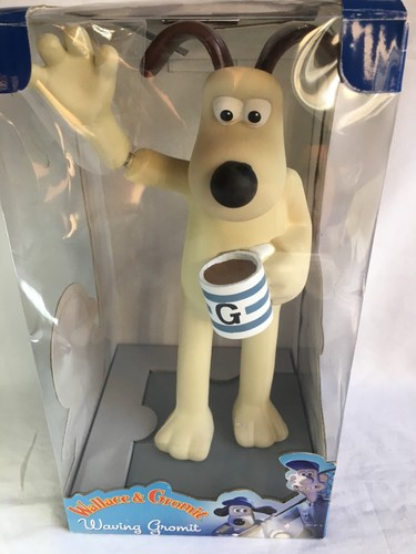 Wallace and Gromit Waving Gromit Display Figure Euromark 2005 Rare ...