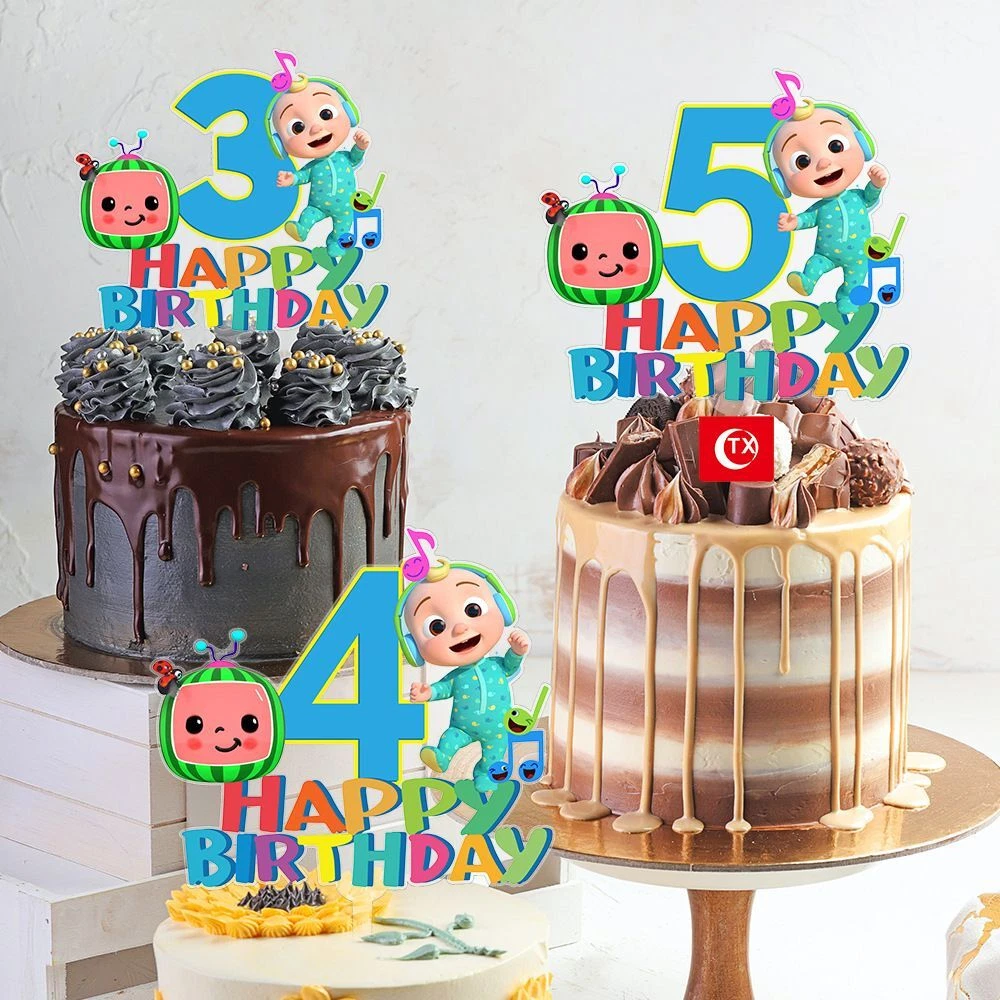 Personalised Cocomelon Cake Topper Cocomelon Topper, 40% OFF