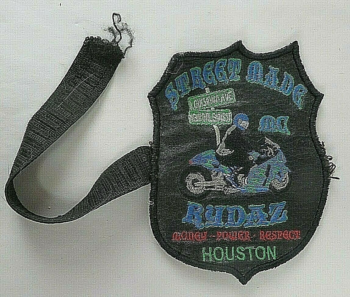 Street Made MC Rydaz Louisiana Motorcycle Club Black Patch w/ Band ...