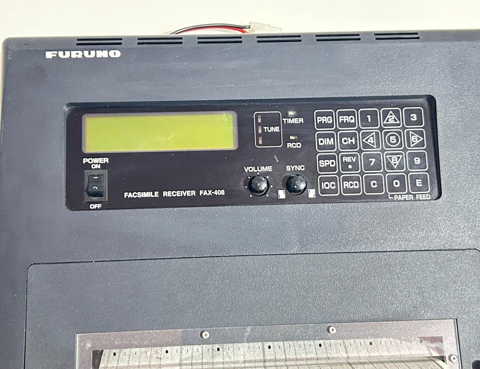 Furuno FAX-408 Weather Facsimile Receiver Made in japan | eBay