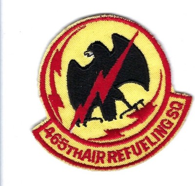 PATCH USAF 465TH AIR REFUELING SQ TINKER AFB B7-15 | eBay