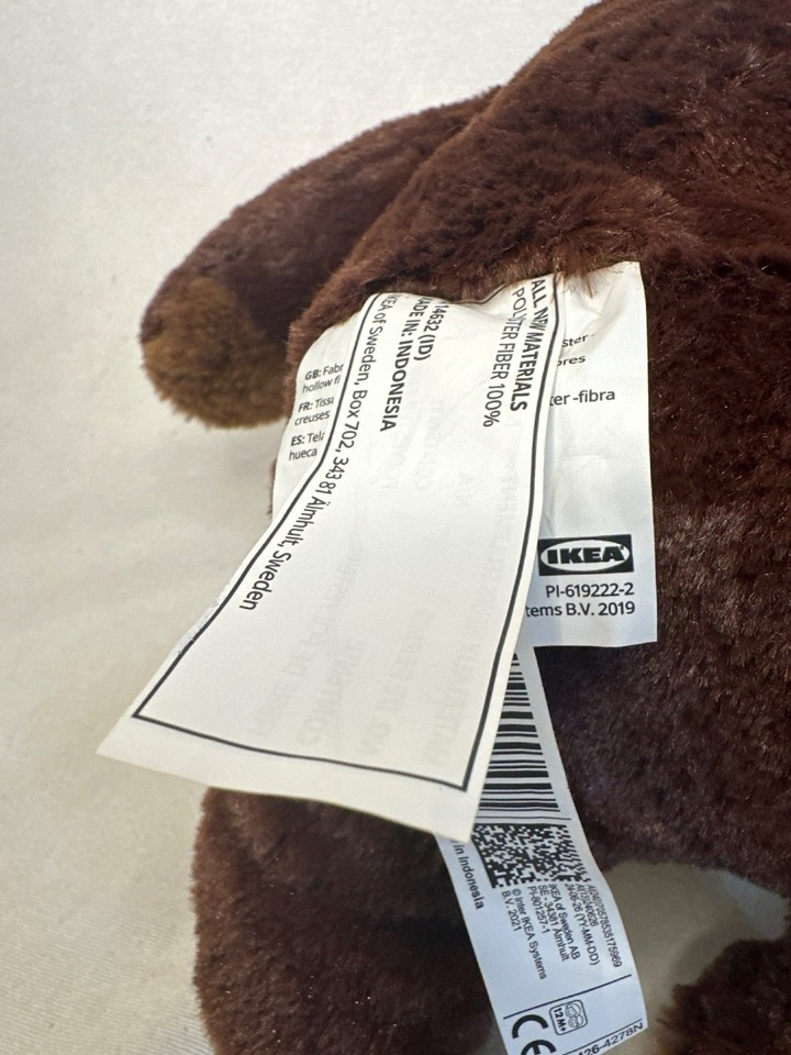 IKEA Djungelskog Brown Bear Plush 10" Stuffed Animal Soft Toy Teddy ...