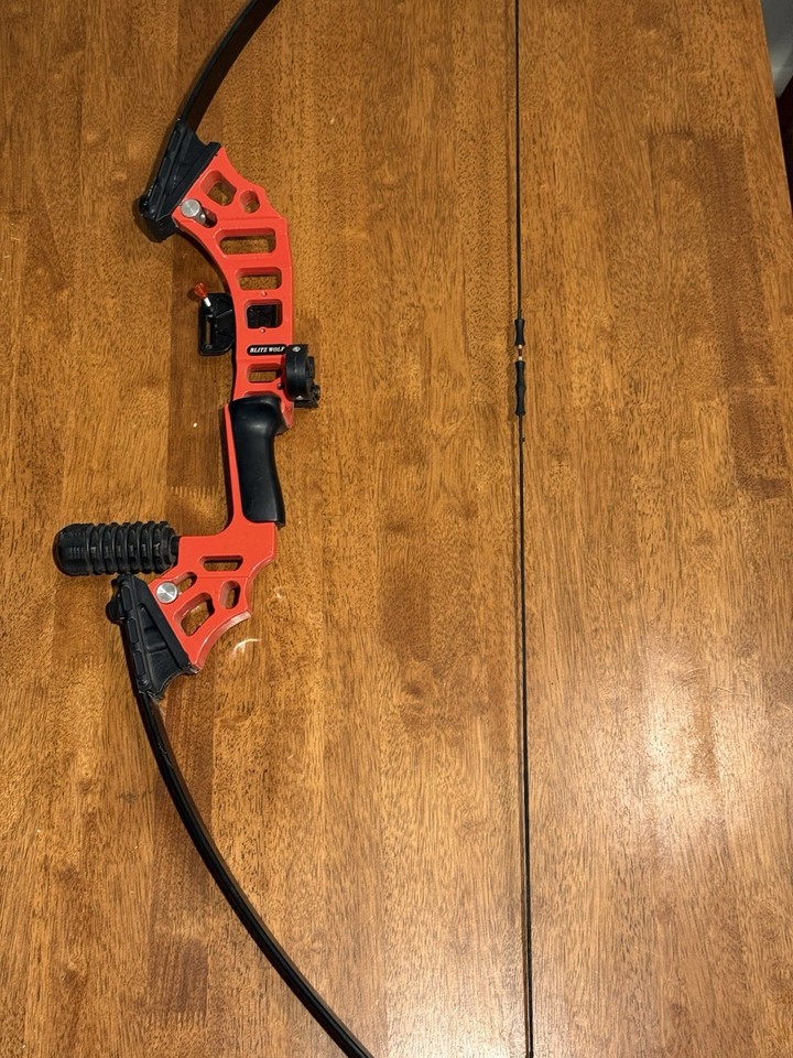 Youth Recurve Bow Set with Arrows & Quiver – Red/Black – Ready to Shoot ...