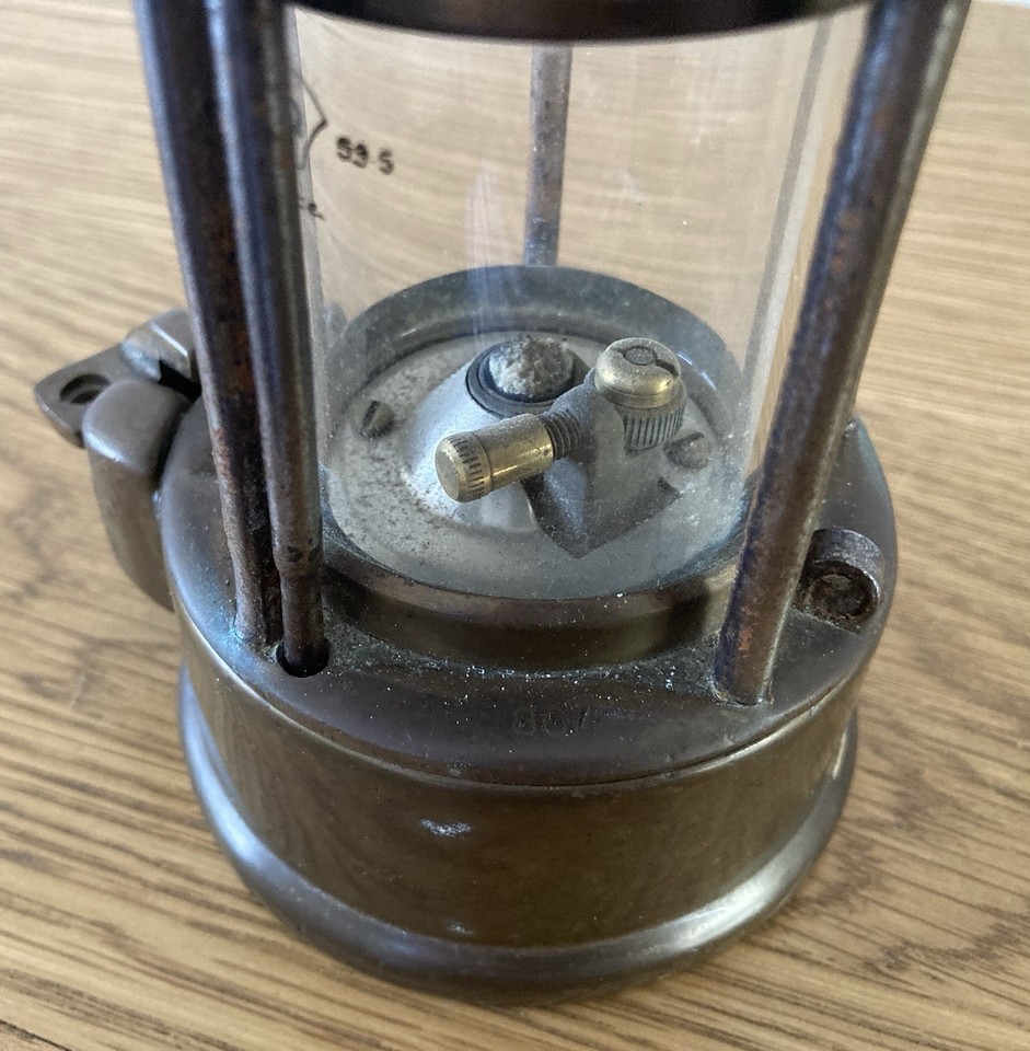 VTG Miners Lamp ECCLES TYPE GR6S M&Q Safety Lamps Aproval No B2 / 233 | eBay UK
