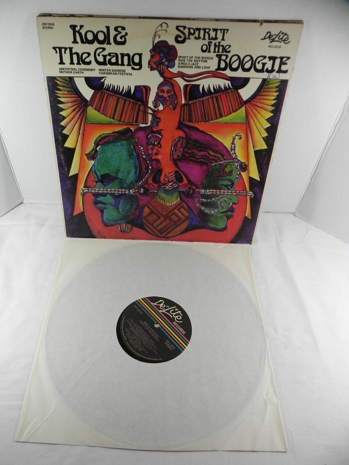 Kool and the Gang Spirit of the Boogie LP De-Lite DEP-2016, 1975, VG+ ...