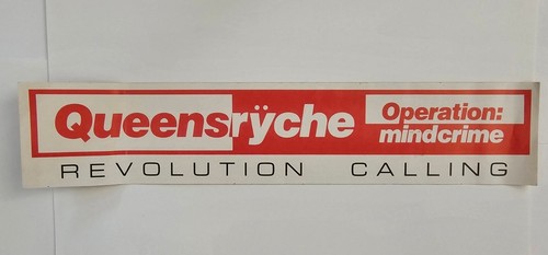 Queensrÿche 80'sRock Operation Mindcrime Revolution Calling promo ...