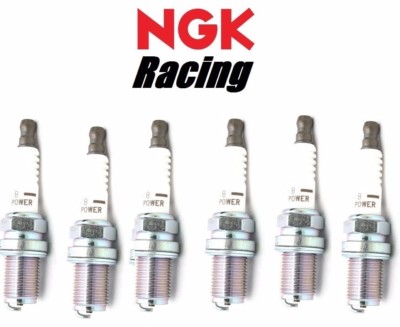 6x Ultra Cold NGK V-Power Racing Spark Plugs HR10- For R32 GTR Skyline ...