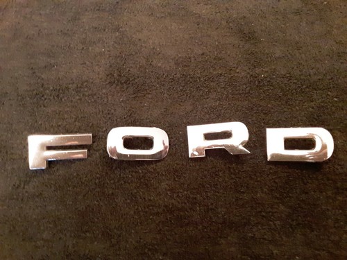 Vintage 1965 1966 Ford Grill Hood Letters # C5TB-8A342-A, B,C,D | eBay