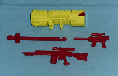 vintage G.I. GI JOE gijoe GRISTLE WEAPONS PARTS LOT launcher missile ...