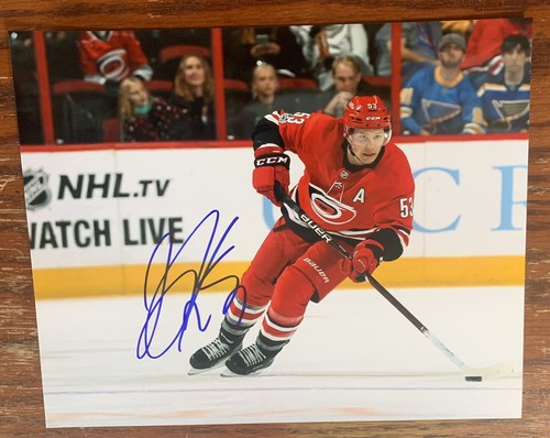 Jeff Skinner Autograph Signed Carolina Hurricanes 8x10 Rookie Buffalo ...