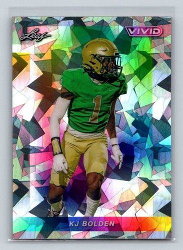 KJ Bolden Crystal Gray #/9 2024 Leaf Vivid #65 | eBay