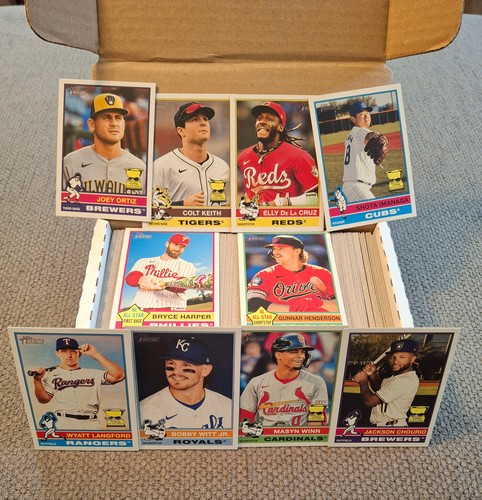2025 Topps Heritage: 282 Card Lot Starter Set, W/Rookie Cups & Stars ...