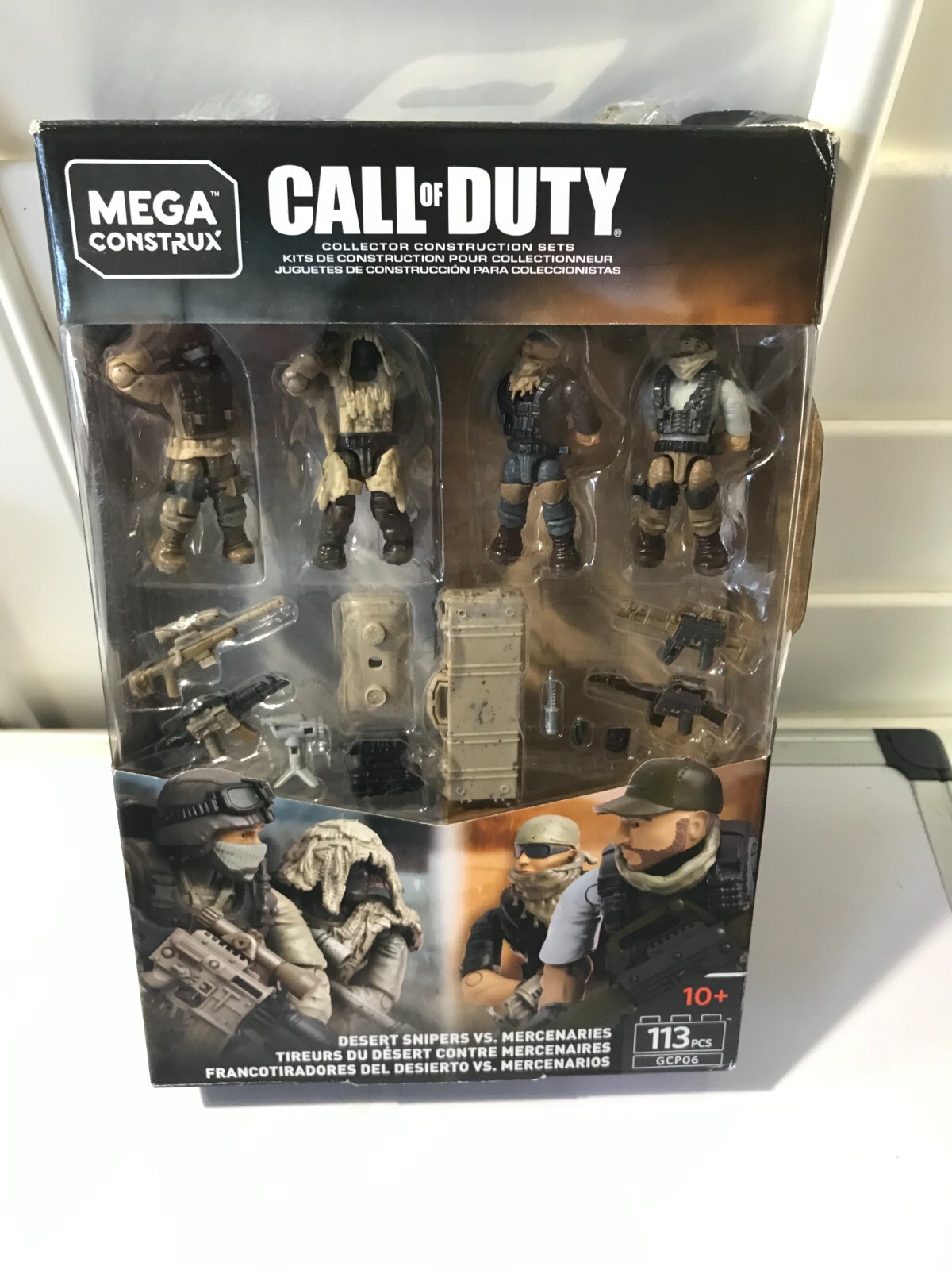 VENTA DE CAJAS DAÑADAS DE Mega Construx COD Call Of Duty DESERT SNIPERS ...