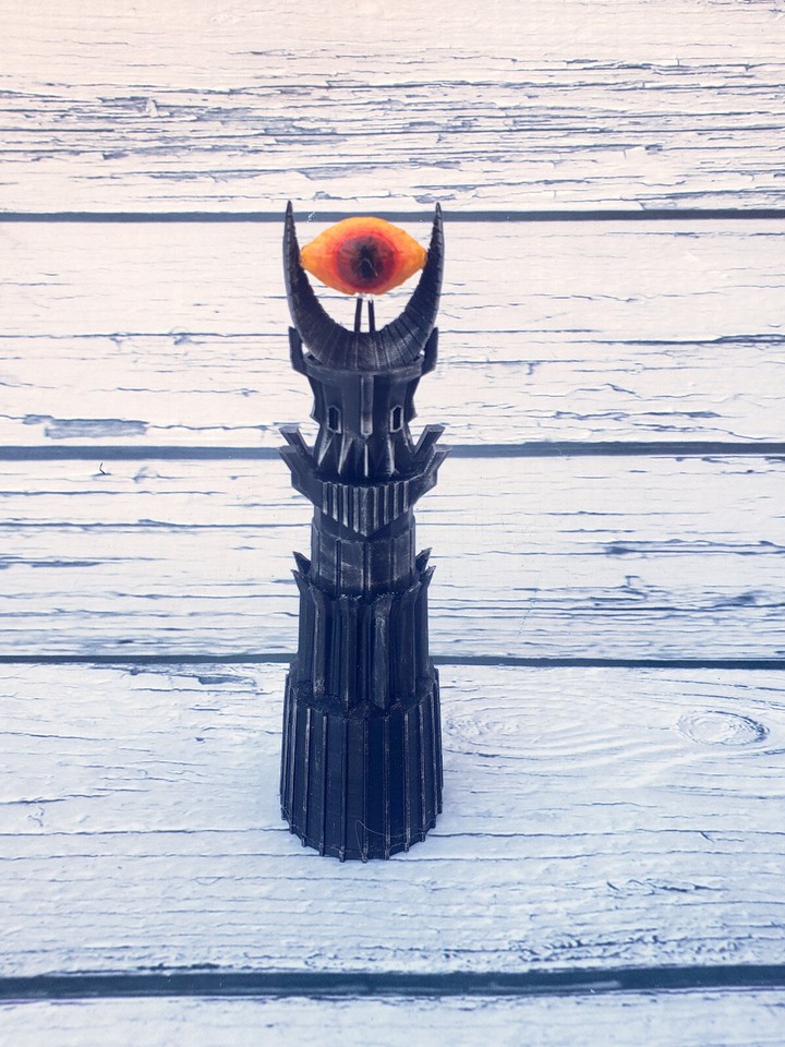Barad Dur Tower Eye of Sauron light lamp Lotr | eBay