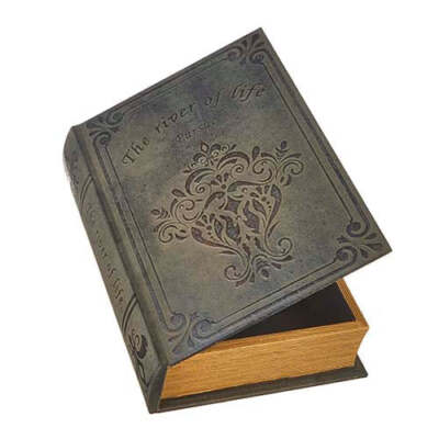 Antiqued Black Book Box | eBay