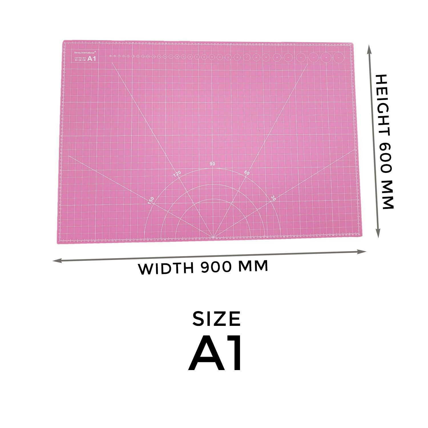 A1 Cutting Mat 900x600mm Self Healing Slip-Resistant Arts & Crafts 3 ...