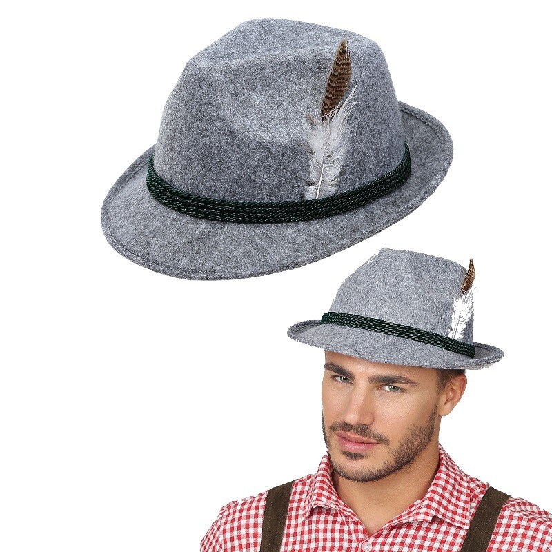 TRACHTEN HUT MIT FEDERN für Damen & Herren - Tiroler Fedora Bayern ...