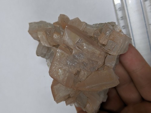 Big Pink Calcite Crystal Cluster Emerson GA Georgia Tate Mine Wow | eBay