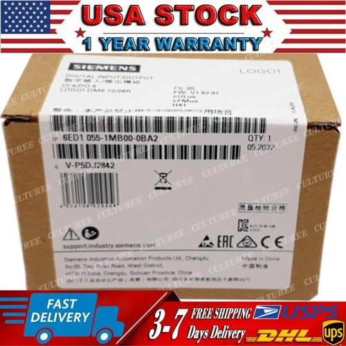 New Siemens 6ED1055-1MB00-0BA2 6ED1 055-1MB00-0BA2 LOGO! DM8 12/24R ...