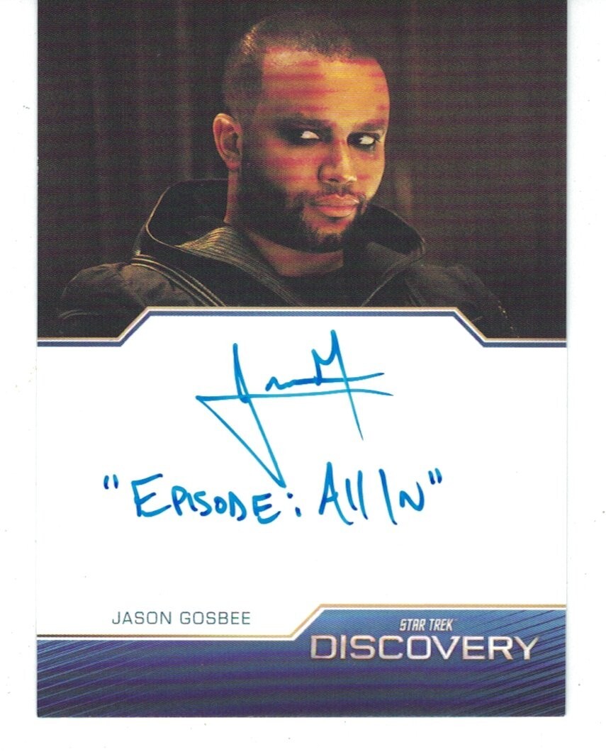 Star Trek Discovery S4 Inscription card Jason Gosbee EPISODE: All In 26 ...