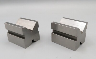 Mini V Vee Block Pair 1 1/4 x 1 1/4 x 1 5/8 Machinist Tool | eBay
