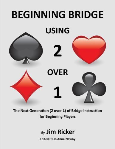 Beginning Bridge Using 2 Over 1 by Jim Ricker (2014, Spiral) for sale ...
