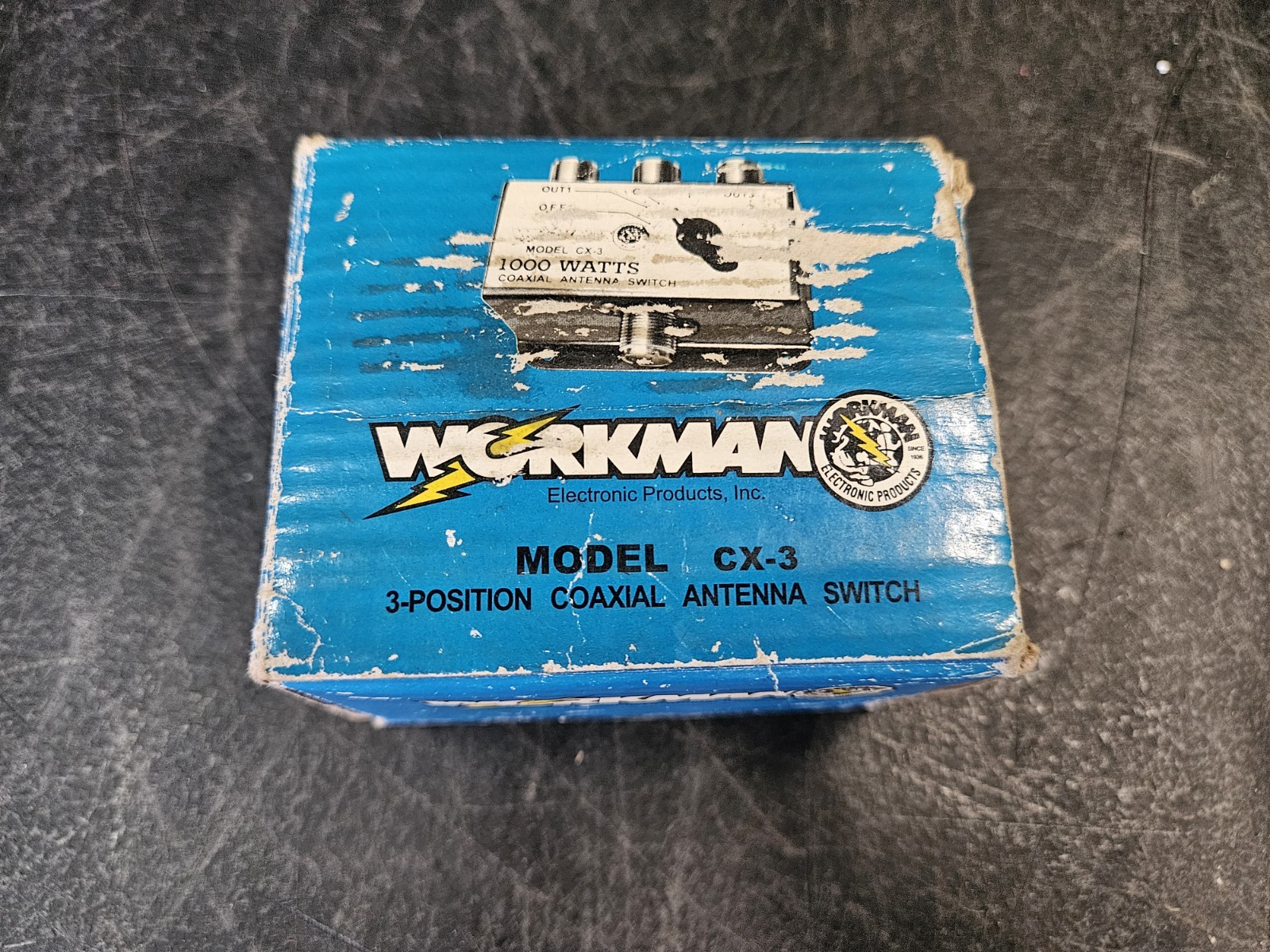 WORKMAN CX-3 ANTENNA COAX SWITCH 1KW 3 POSITION FOR HAM RADIO CB HF VHF UHF | eBay