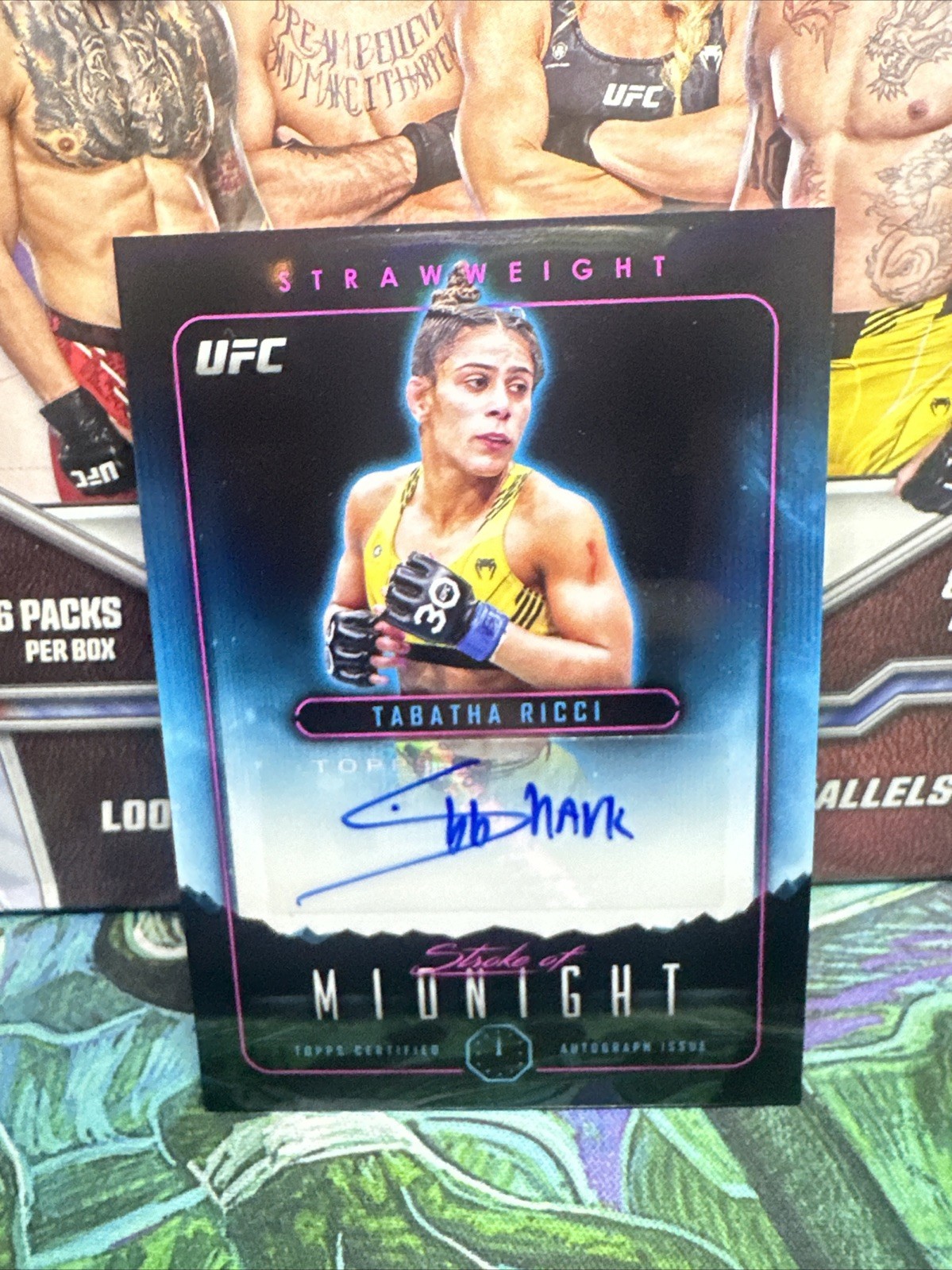 Tabatha Ricci 2024 Topps Midnight UFC #SMA-TRI Stroke of Midnight ...
