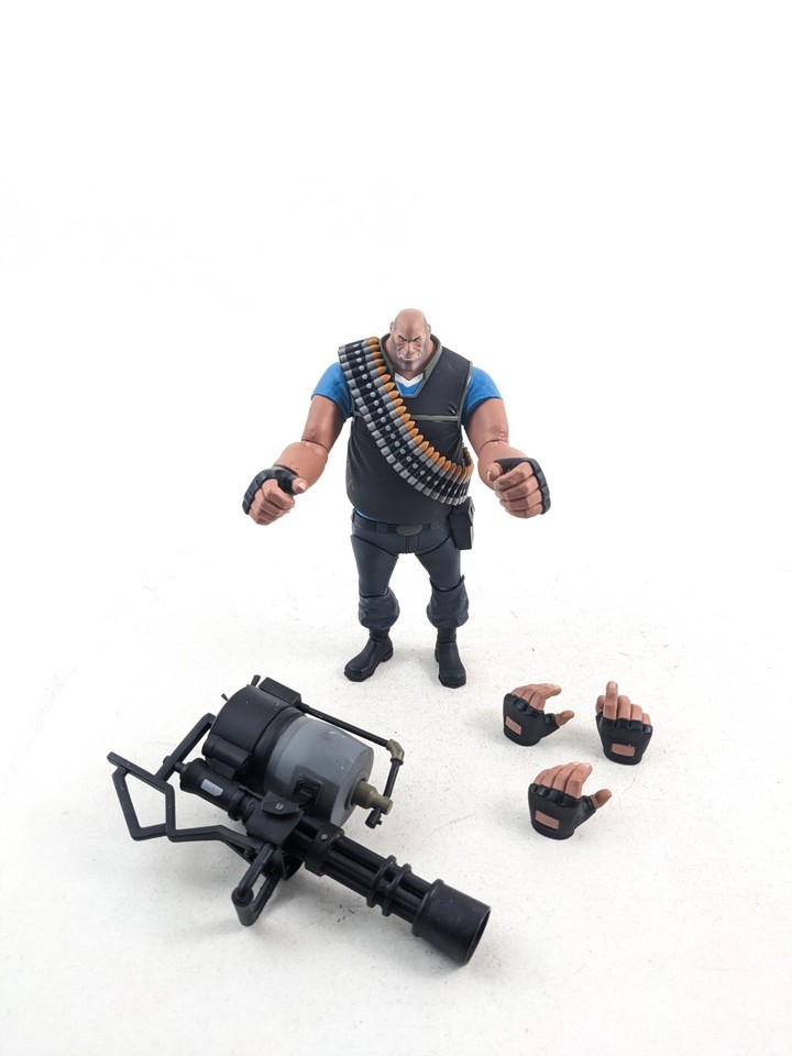 NECA Team Fortress 2: Loose Figure Lot Red Blue Team Demo Man Pyro ...