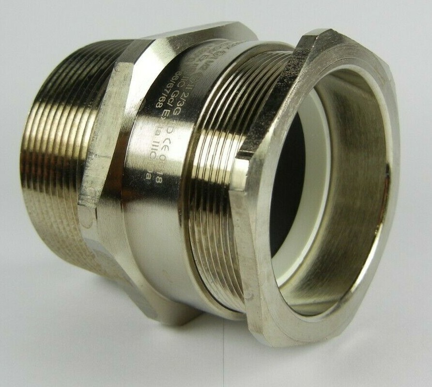 CMP Products Cable Gland 2" x 50mm M50 A2F PVC17 Brass Nickel Plated ...