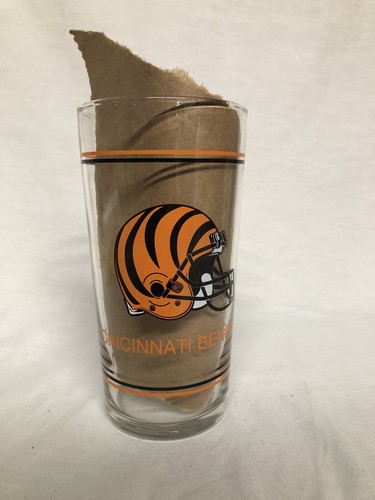 Cincinnati Bengals Barware Pint Glass Features Football Helmet And Team ...