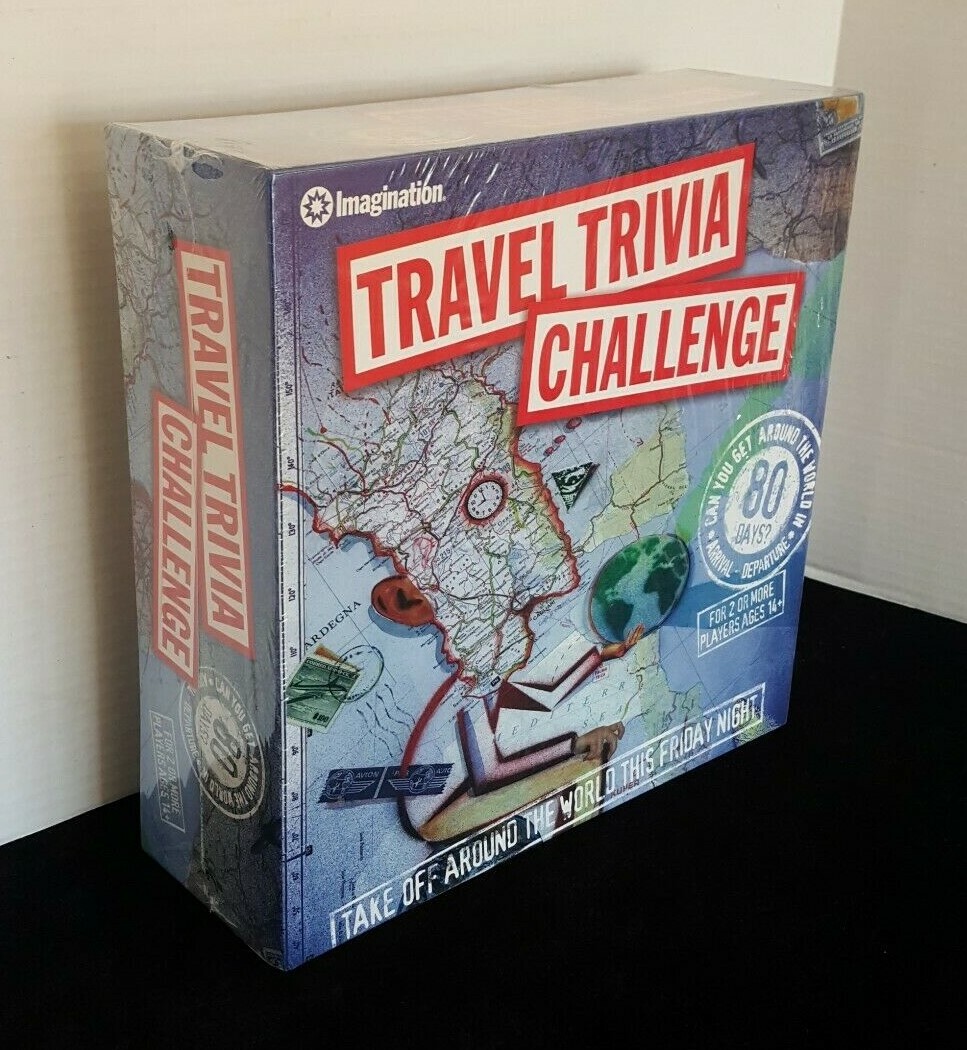 NEW 2004 TRAVEL TRIVIA CHALLENGE Around the World Board Game by ...