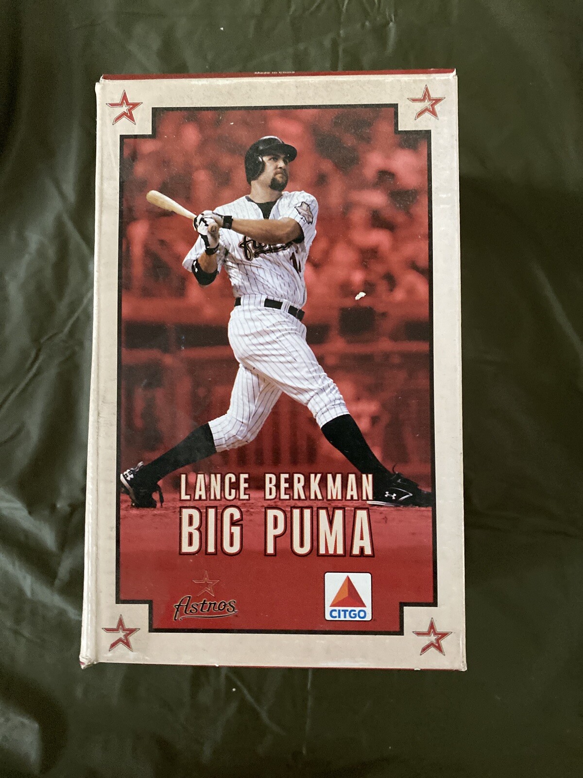 Lance Berkman BIG PUMA Astros 2009 Bobblehead CITGO BOX | eBay