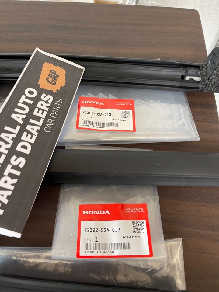 GENUINE HONDA S2000 AP1 AP2 Soft Top Weather Strip 6-Piece Side Molding ...